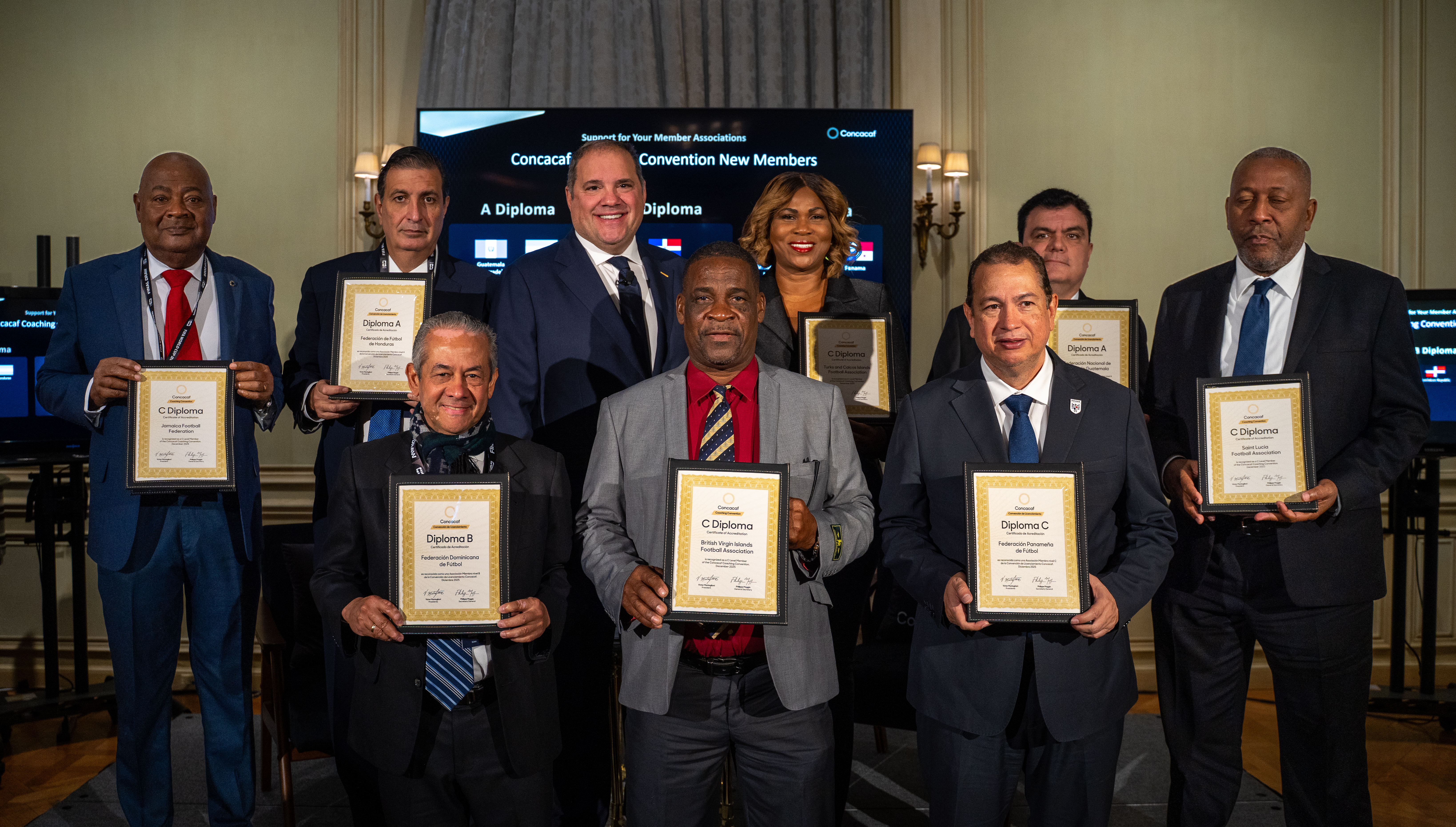 Concacaf celebró la Reunión de Presidentes 2025 en Washington D. C.