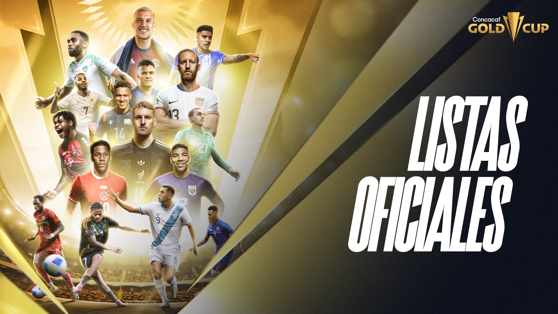Listas de jugadores confirmadas para la Copa Oro Concacaf 2025