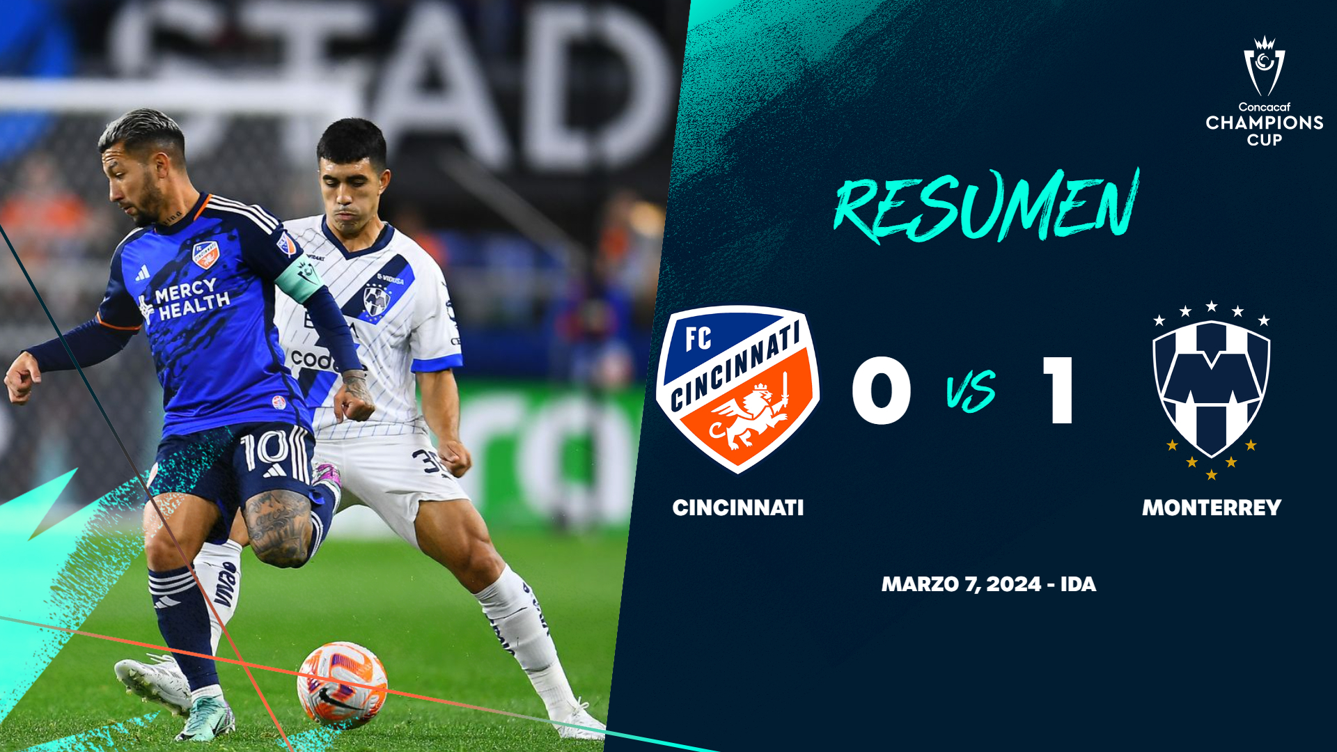 FC Cincinnati v Monterrey | Resumen