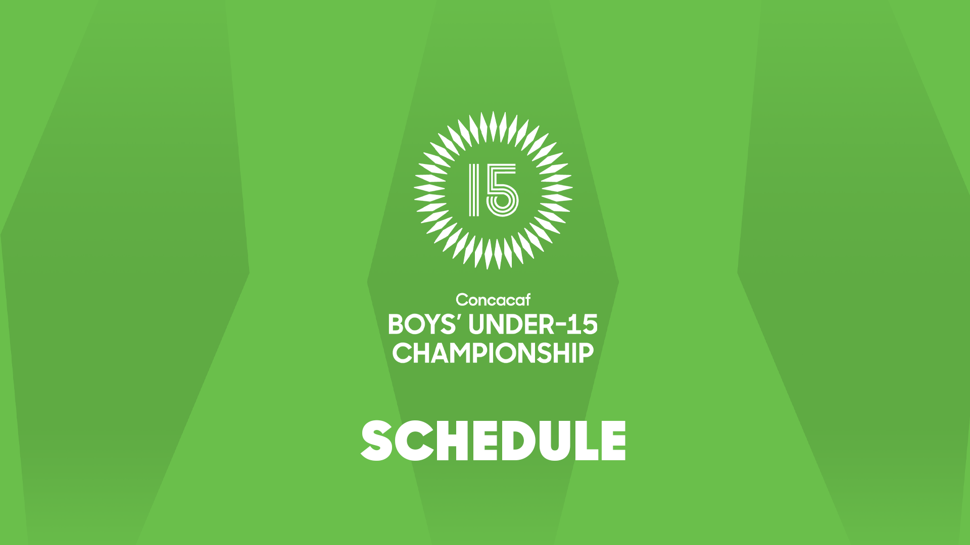 Match Schedule Announced for 2025 Concacaf Boys’ U-15 Championship
