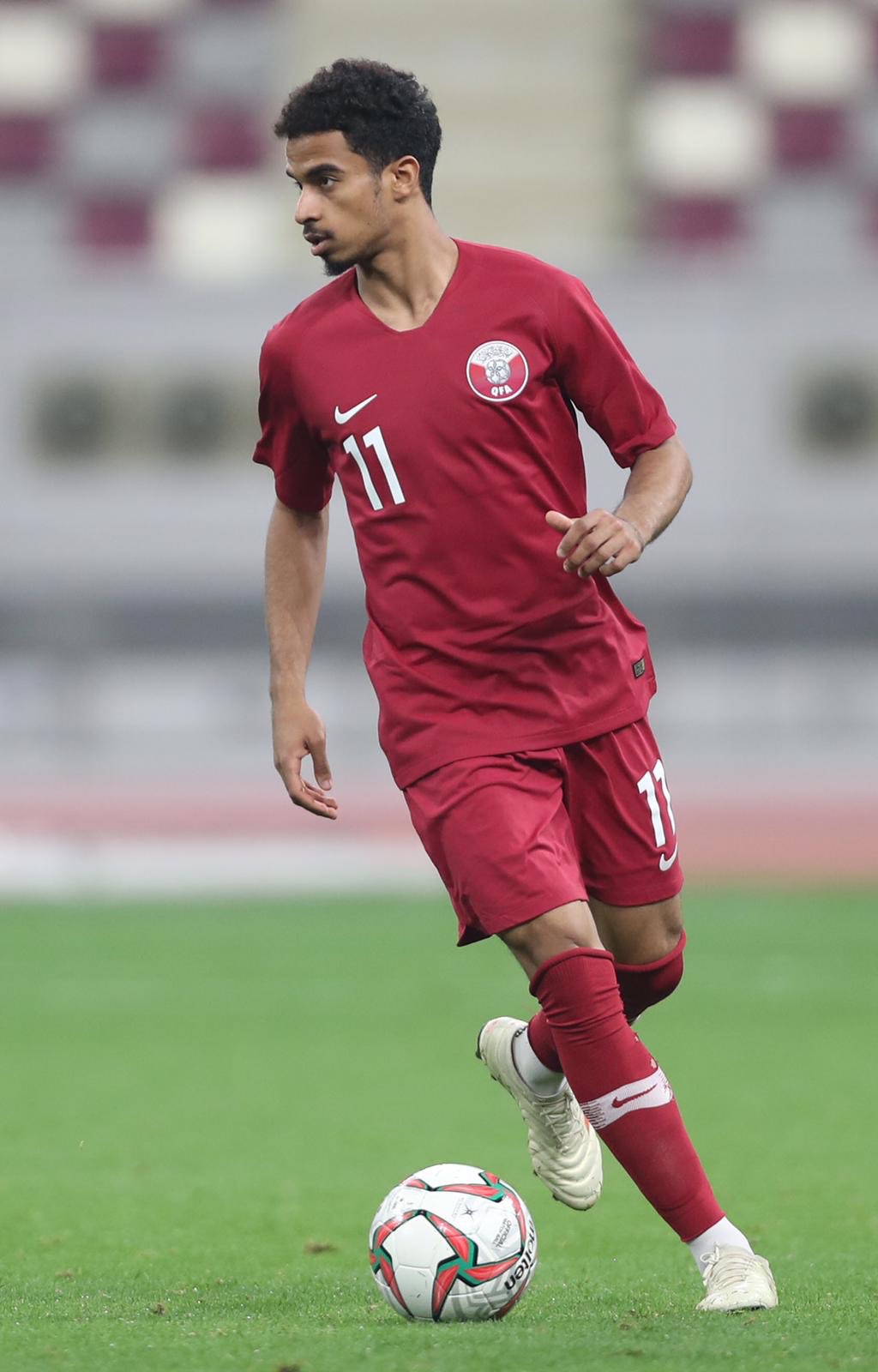 Afif one of the talismans for guest nation Qatar