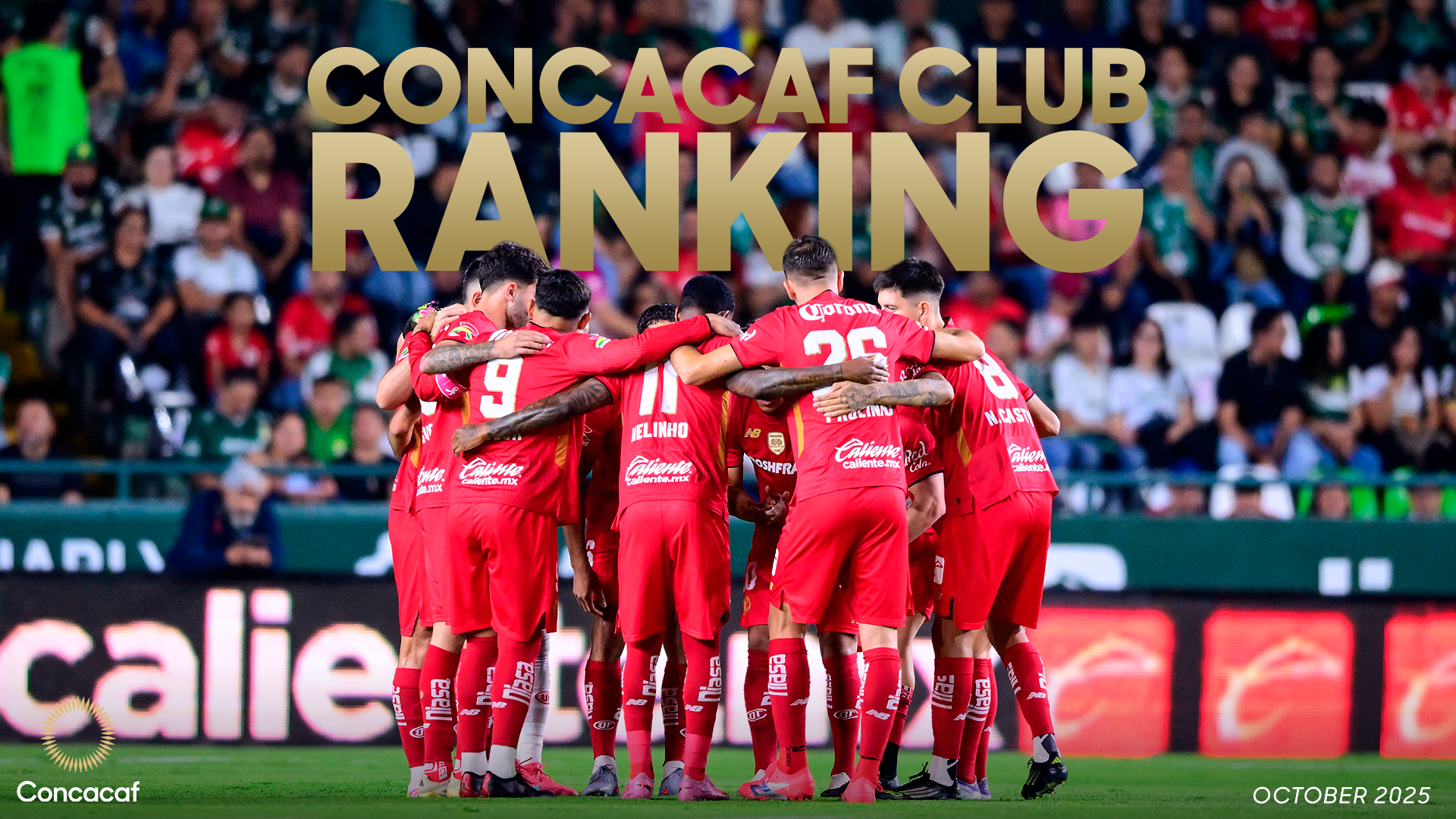 Toluca, Alianza, Mount Pleasant move up in latest Concacaf Club Rankings