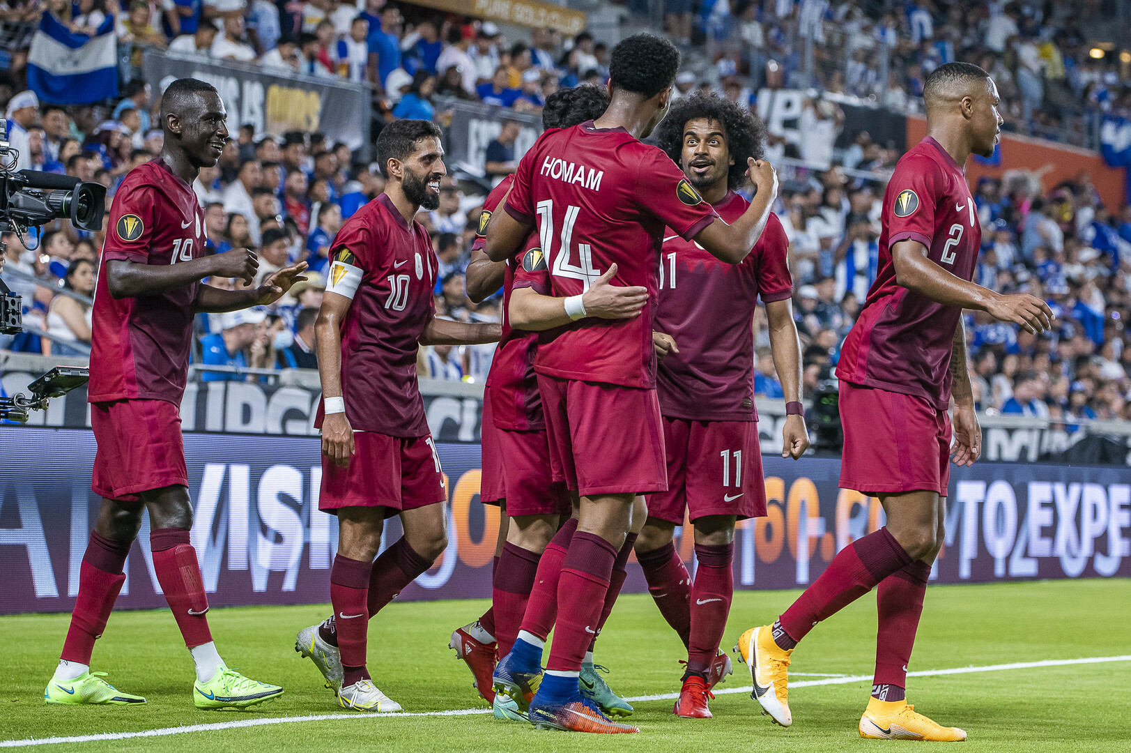 Asian Champions Qatar brought scoring boots to Gold Cup