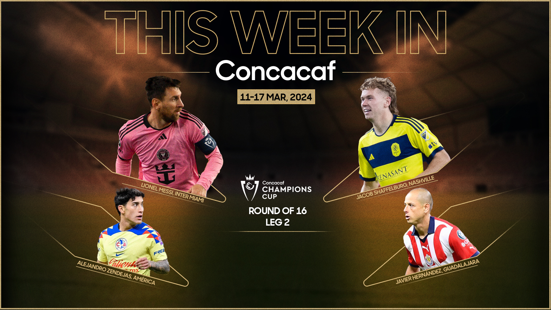Champions Cup Round of 16 2nd legs headline week in Concacaf