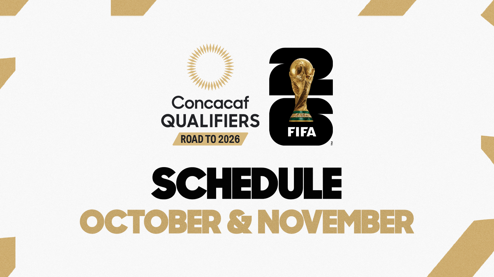 October and November Match Schedule Announced for Concacaf Men’s World ...
