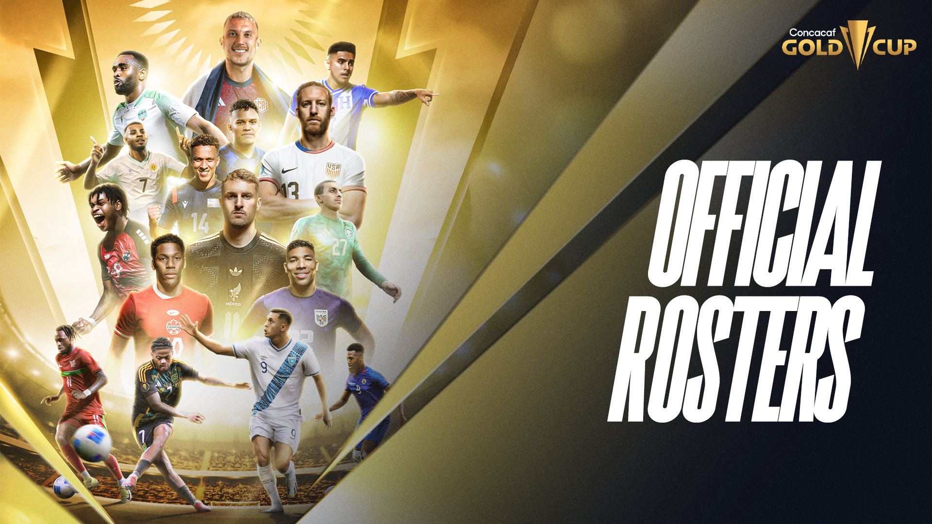 Rosters confirmed for 2025 Concacaf Gold Cup