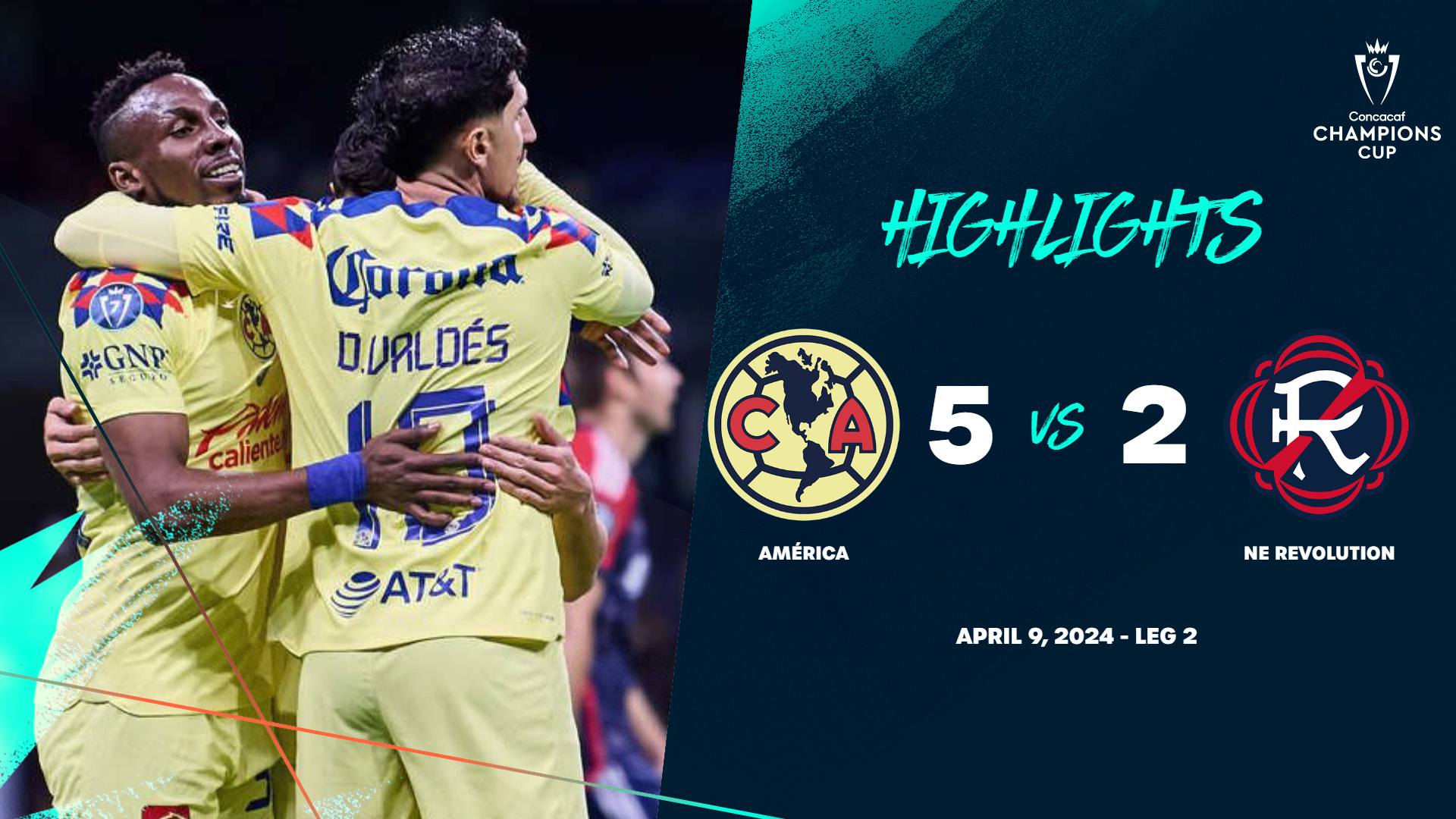 Club America v NE Revolution | Highlights