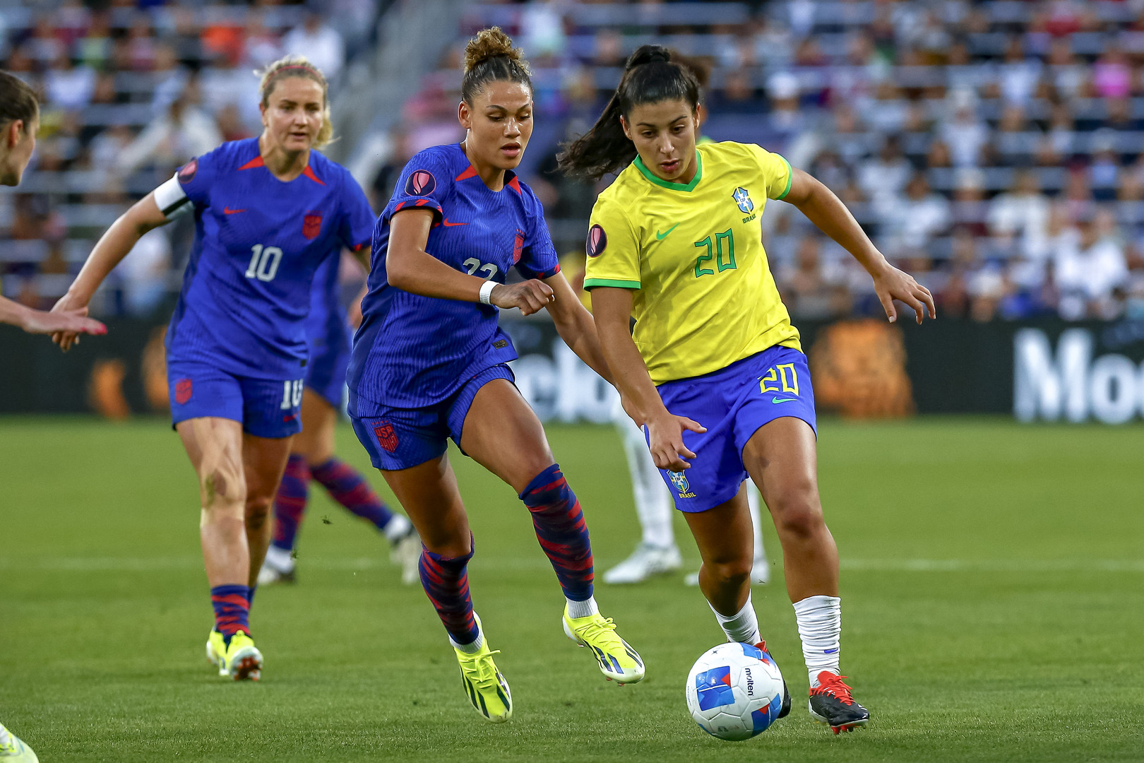 U.S., Brazil meet for Olympic gold in W Gold Cup rematch