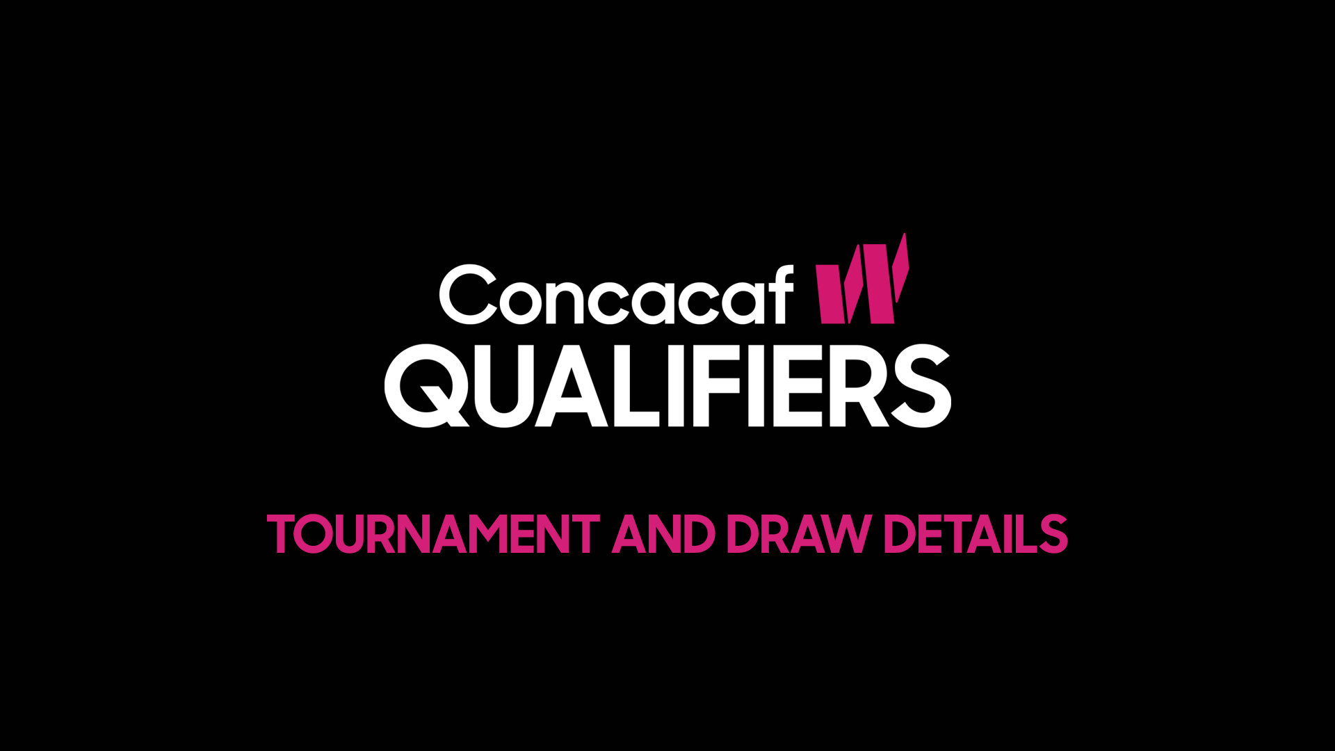 2025/26 Concacaf W Qualifiers: Official Draw and Competition Details