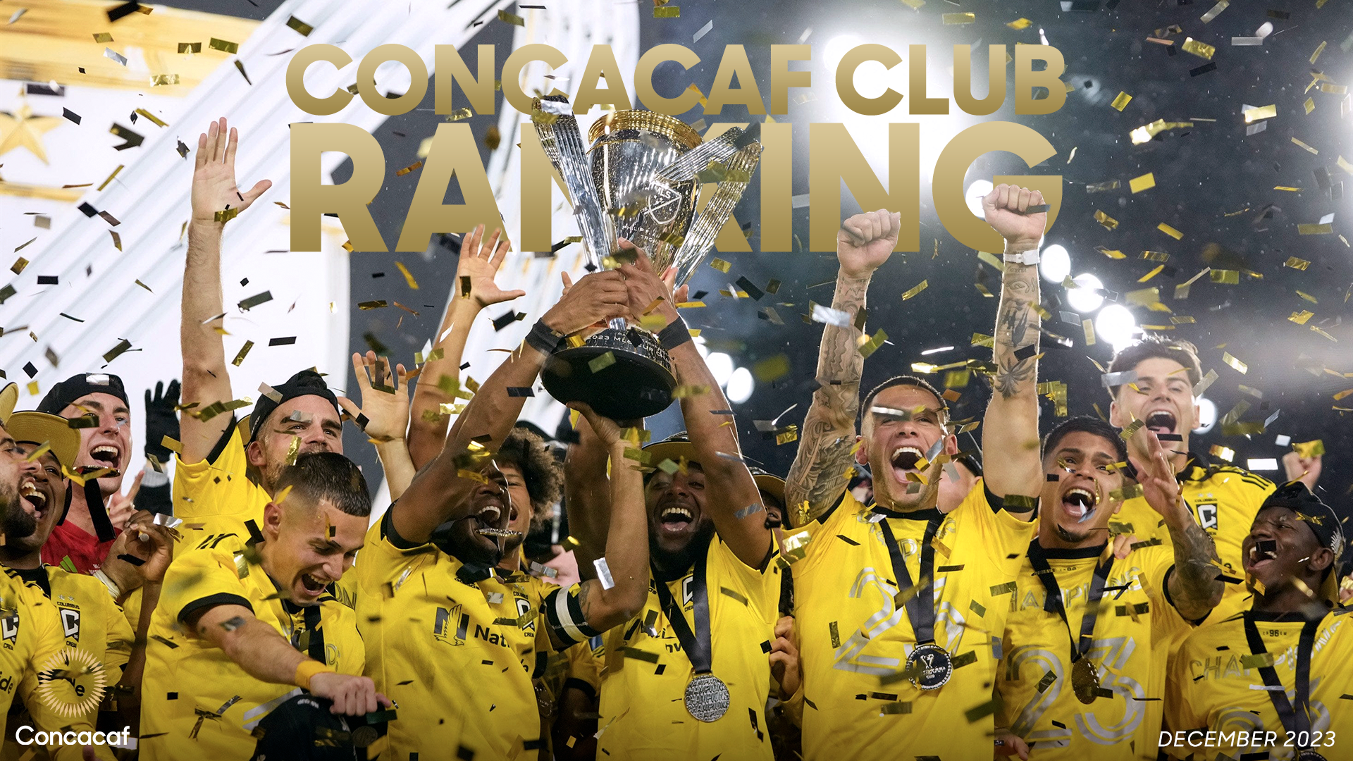 Columbus Crew y Robinhood ascienden en el ranking de clubes de Concacaf