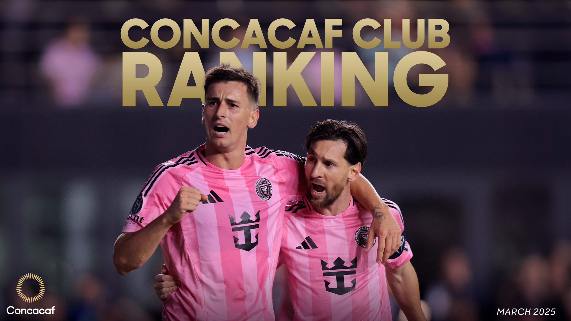 Inter Miami CF rises in latest Concacaf Club Rankings